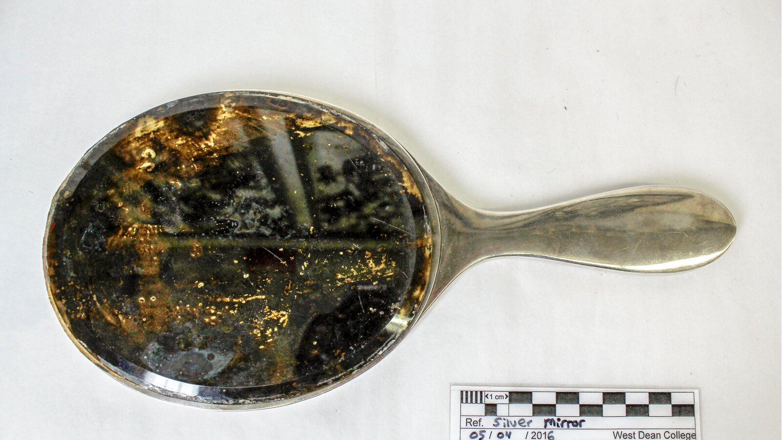 My job was to re-silver the glass and hopefully see myreflection by the ...