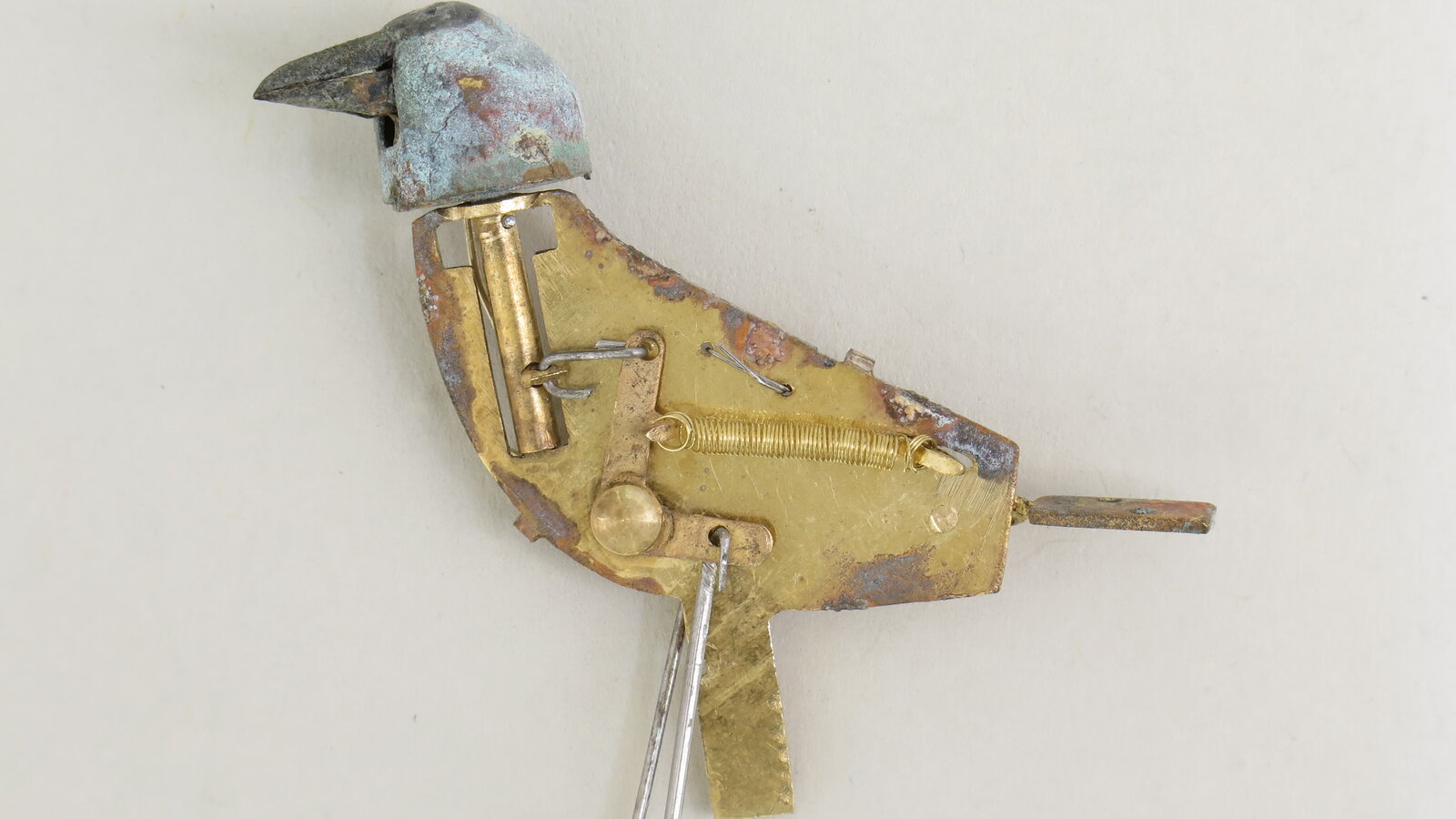 Blog | Conservation of a singing bird cage automaton | West Dean ...
