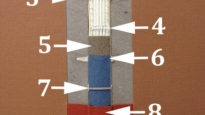 Making cut-away binding models