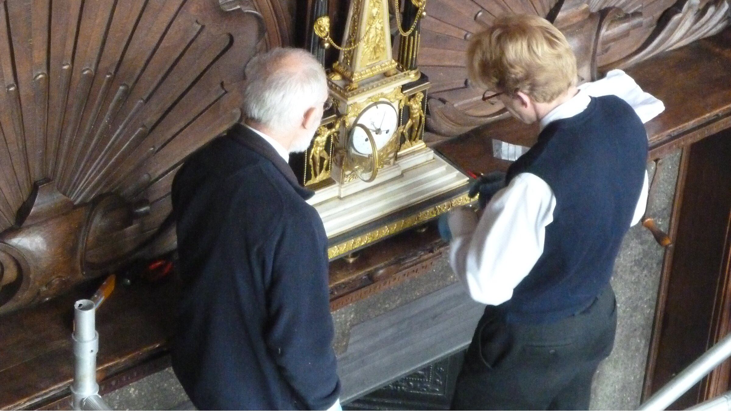 Reinstalling the Hatfield House Clock