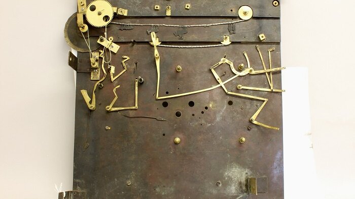 Pyke Organ Clock Project: Treating the Dial and Automata