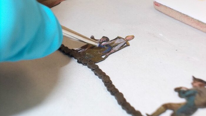 Pyke Organ Clock Project: Treating the Dial and Automata