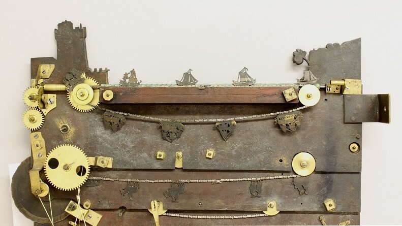 Pyke Organ Clock Project: Treating the Dial and Automata