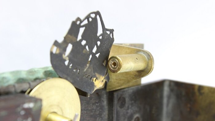 Pyke Organ Clock Project: Treating the Dial and Automata