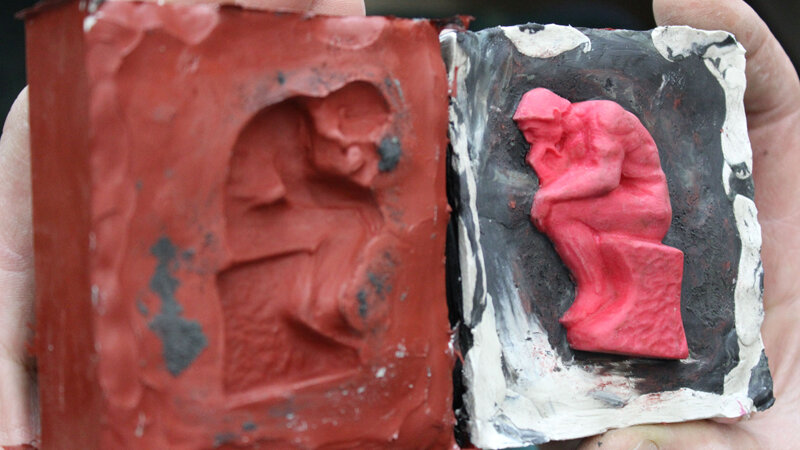 ‘The Thinker’ Casting Using RTV Silicone Mould