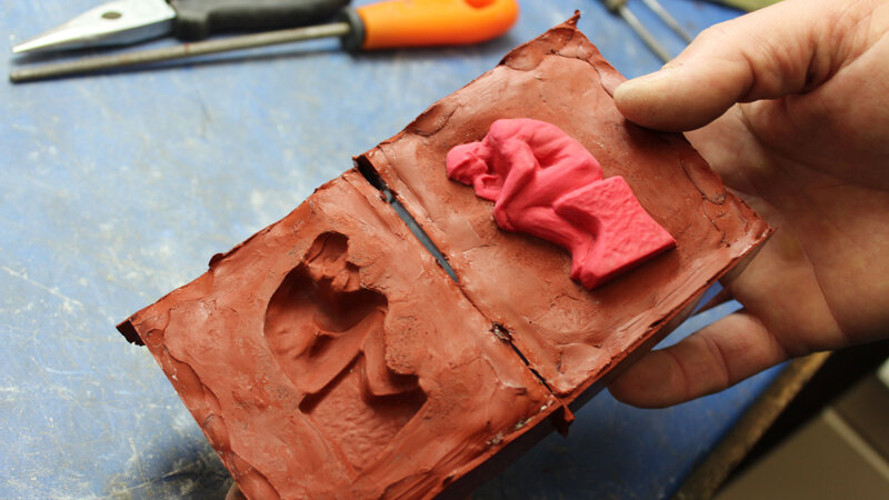 ‘The Thinker’ Casting Using RTV Silicone Mould