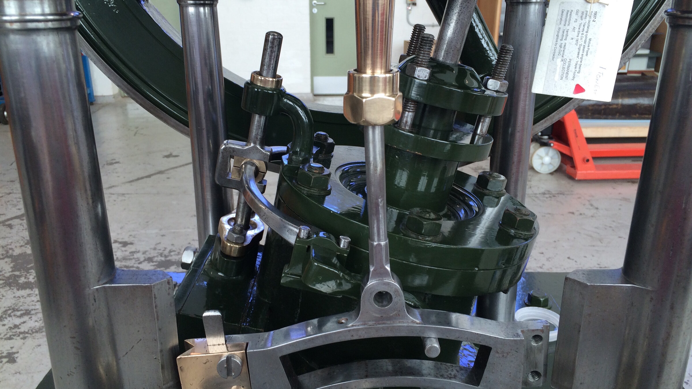 Partially reassembled parts