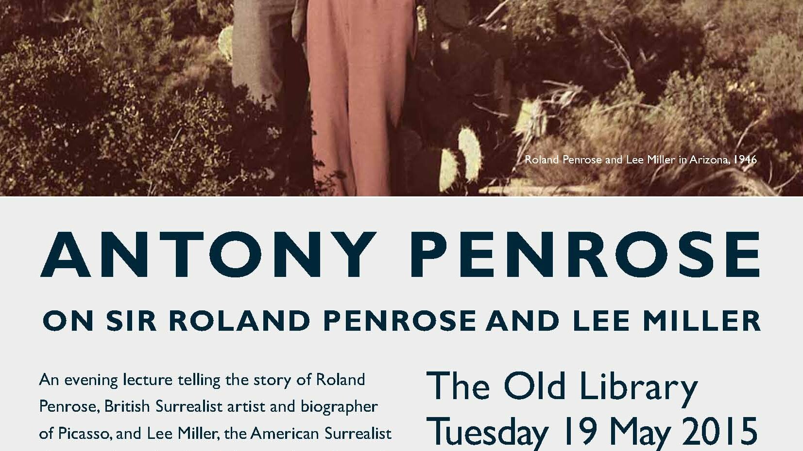 Evening Lecture: Antony Penrose